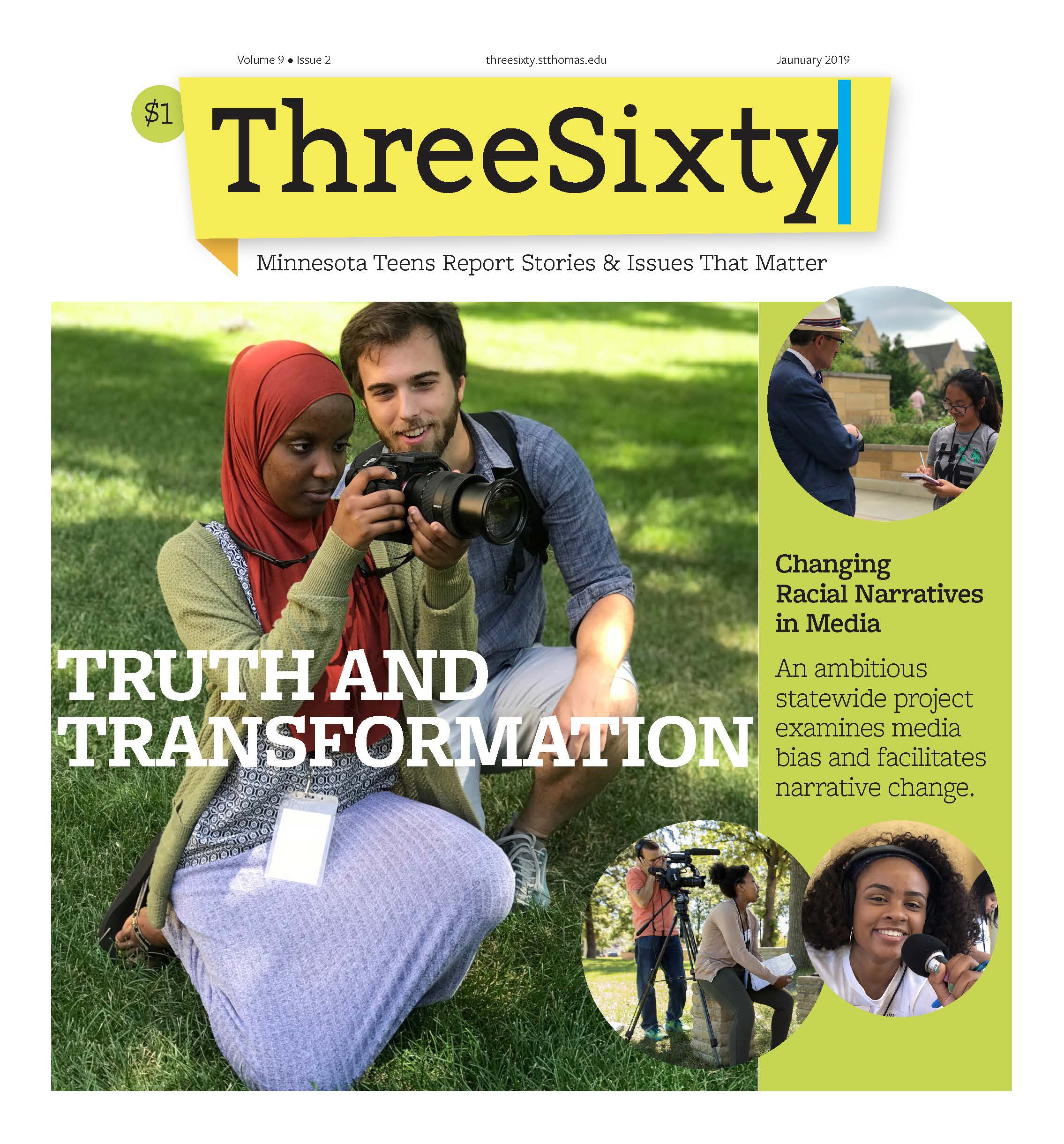 Jan. 2019 Magazine - Narrative Change - ThreeSixty Journalism